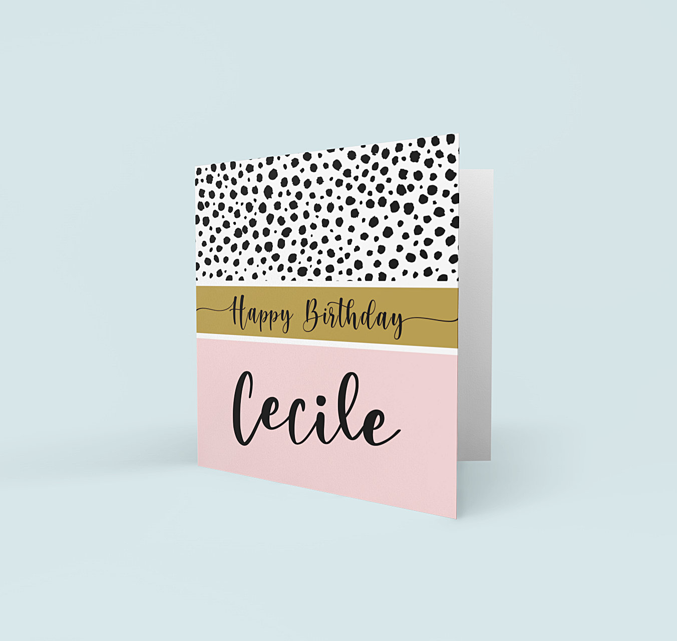 Monogram Birthday Card - KawaiiHug